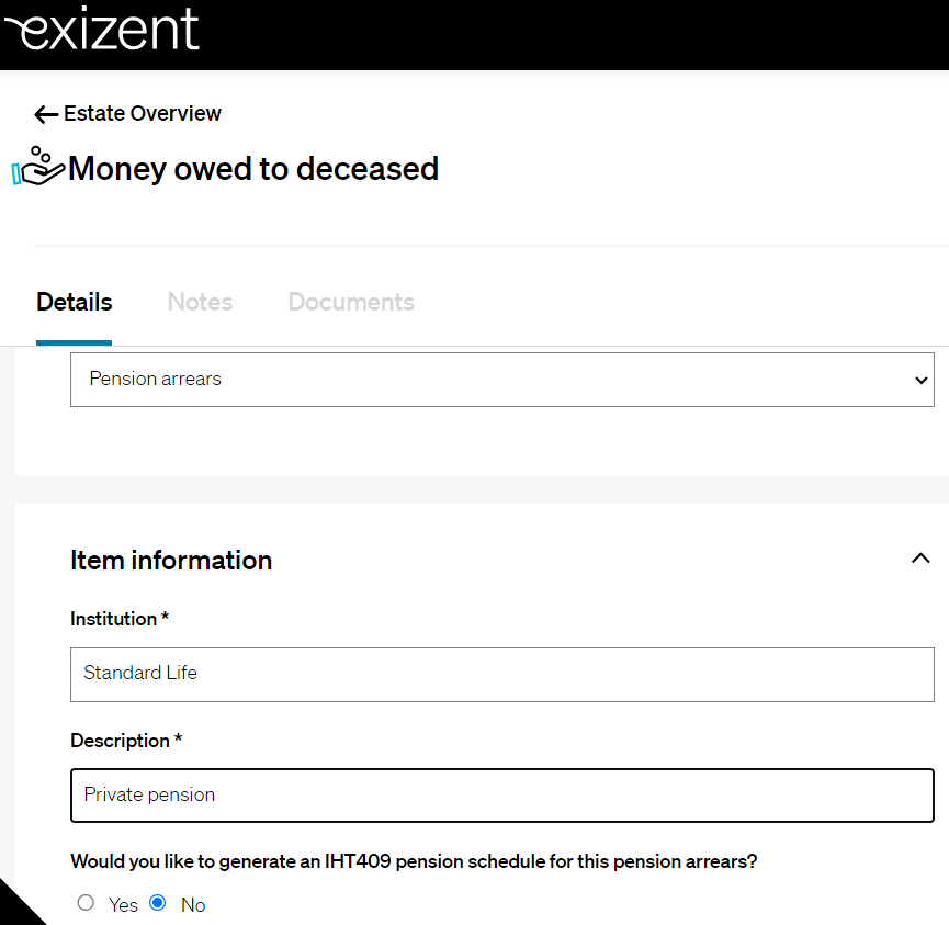 How do I prepare an IHT409 form?